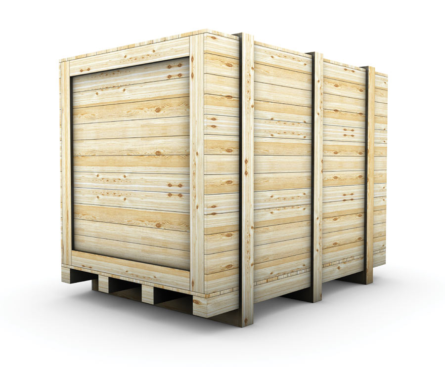 Wooden Crate - Nevatia Steel - SS Wire Manufacturer